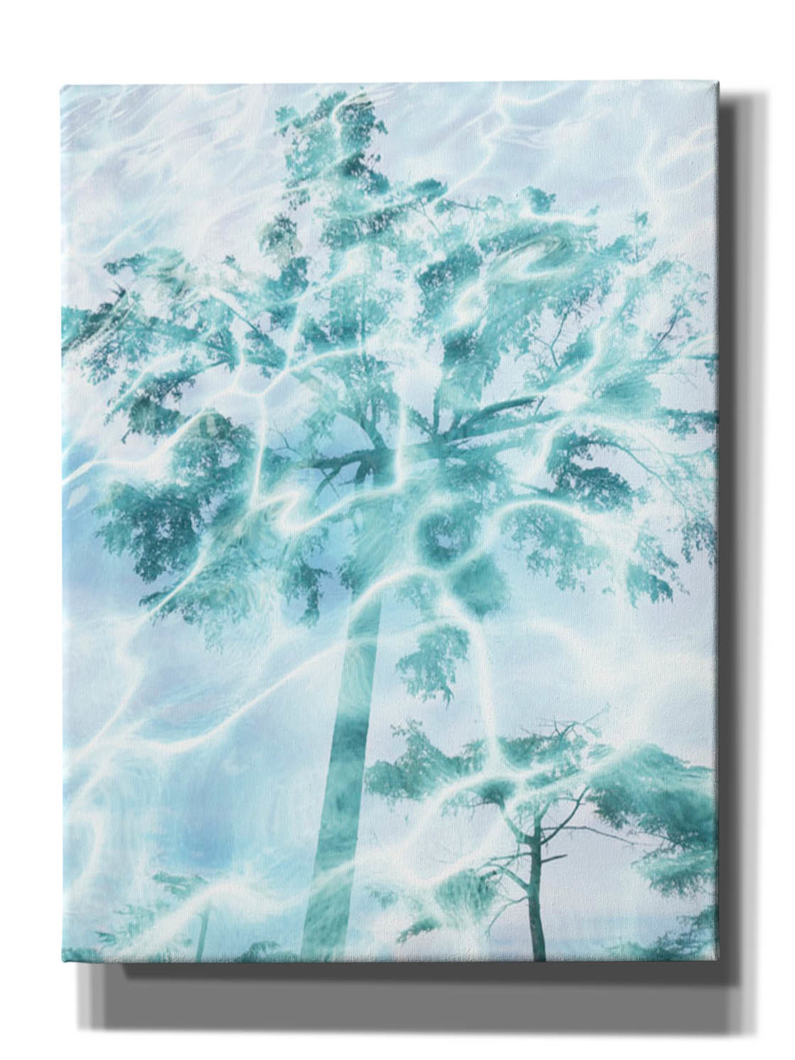 Bayou Breeze Epic Graffiti 'Cyan Tree 1' By Irena Orlov - Wayfair Canada