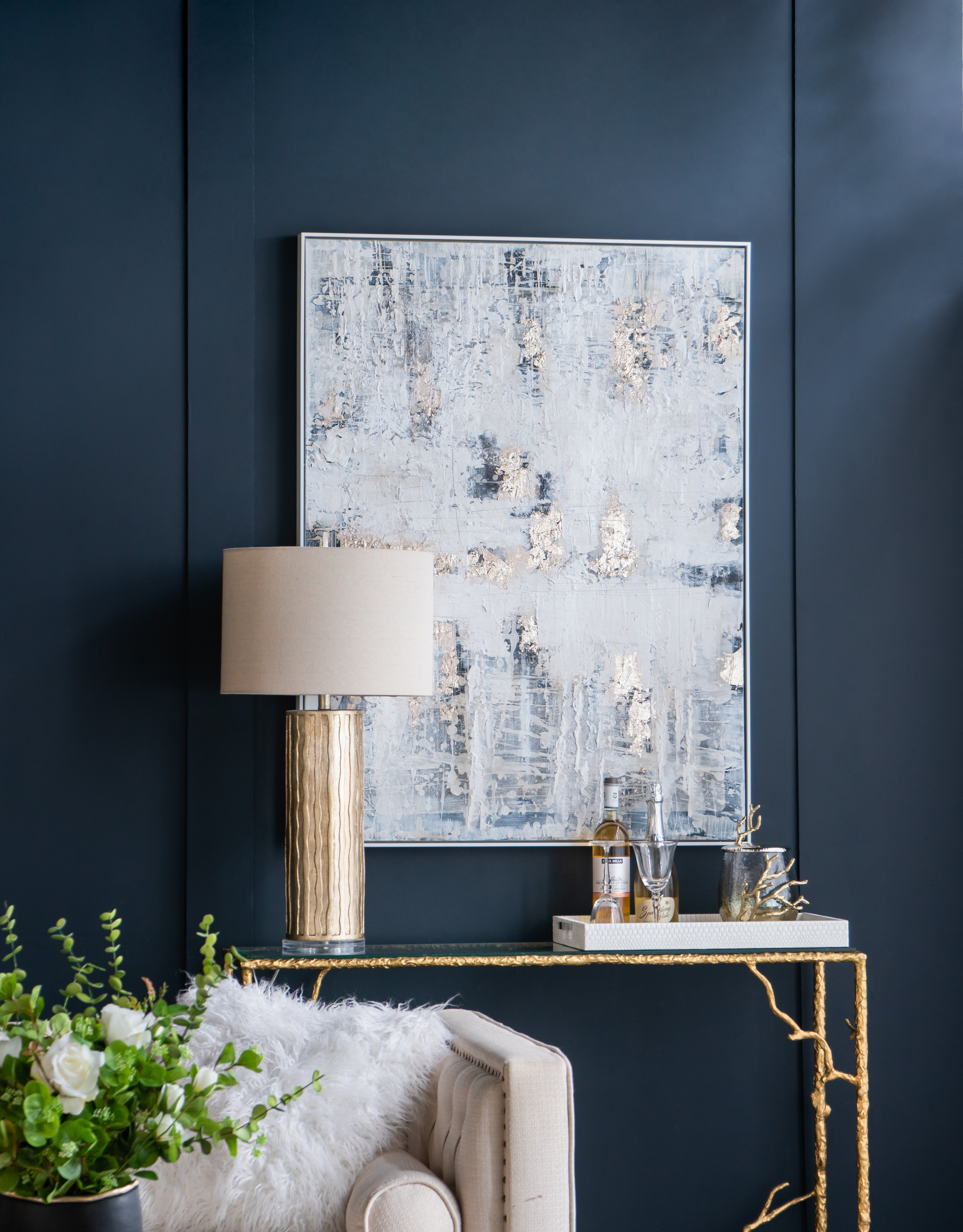 FLASH VAYNE Modern Geometric Framed Wall Art for Living Room, Bedroom ...