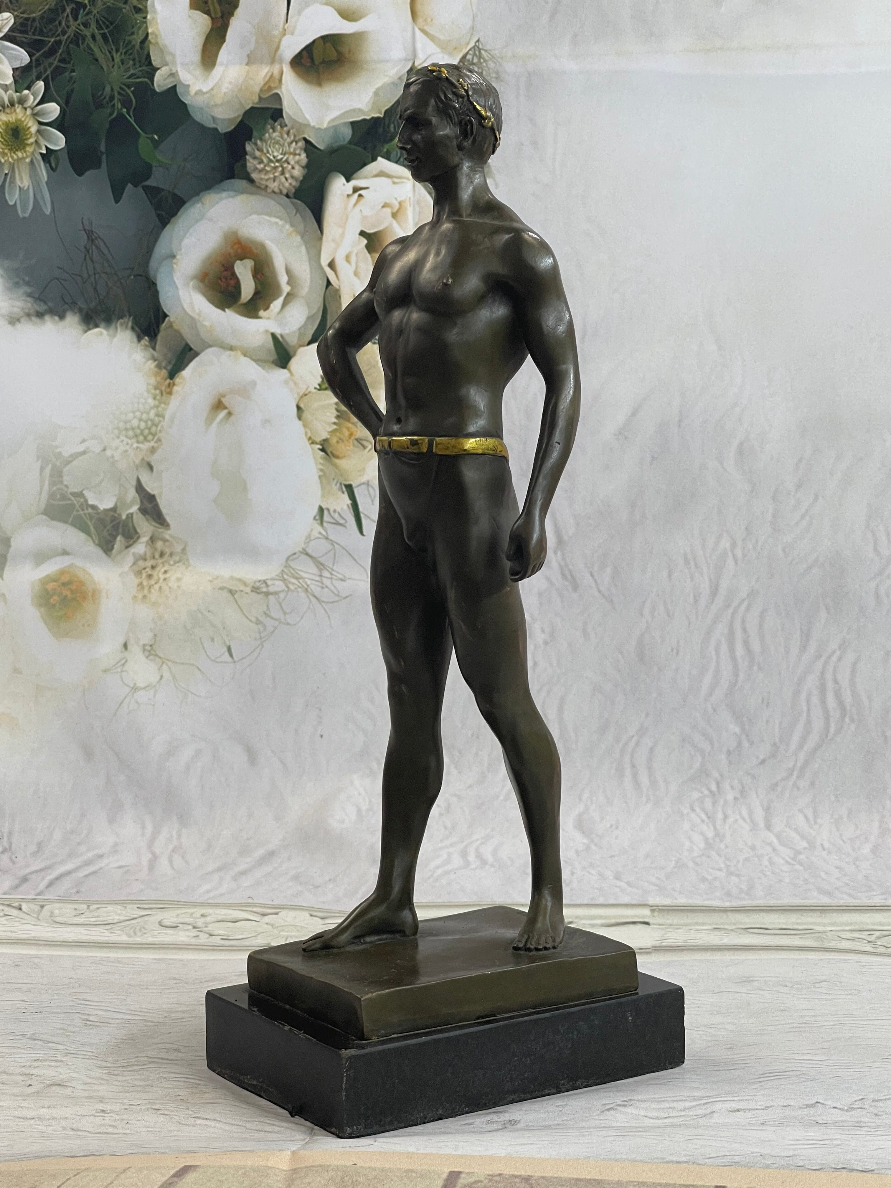 Canora Grey Temekia Muscular Roman Man Male Figure Emperor Clical ...