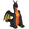 The Holiday Aisle® Projection Animated Fire and Ice Dragon Airblown ...