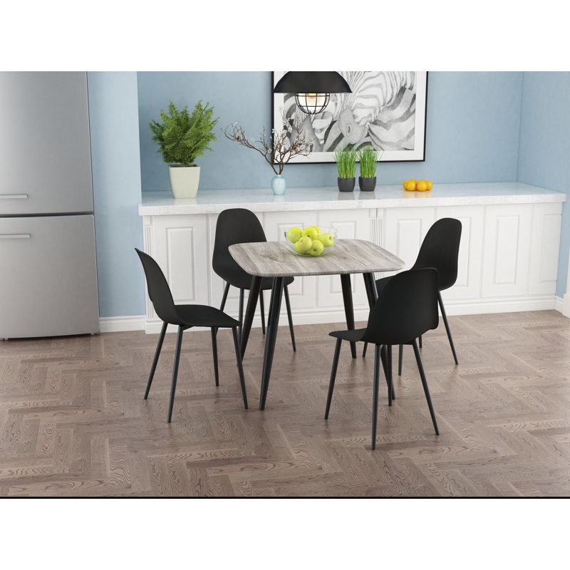 George Oliver Outen Square 80cm x 80cm W Dining Kitchen Table | Wayfair ...