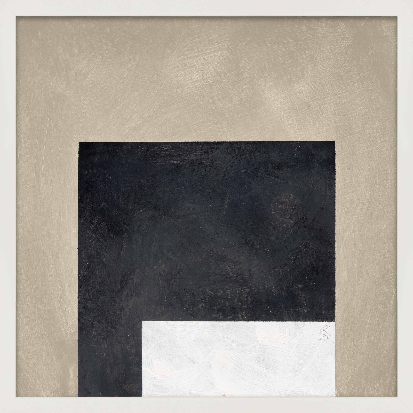 Lipman Art Infinite Black by Robert Kamnatnik - Framed Wall Art | Perigold