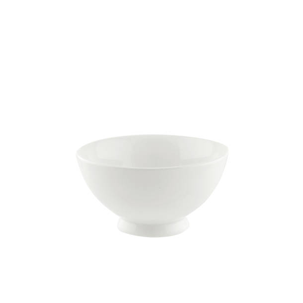 Ten Strawberry Street Classic White 12 oz. New Britain Small Rice Bowl ...