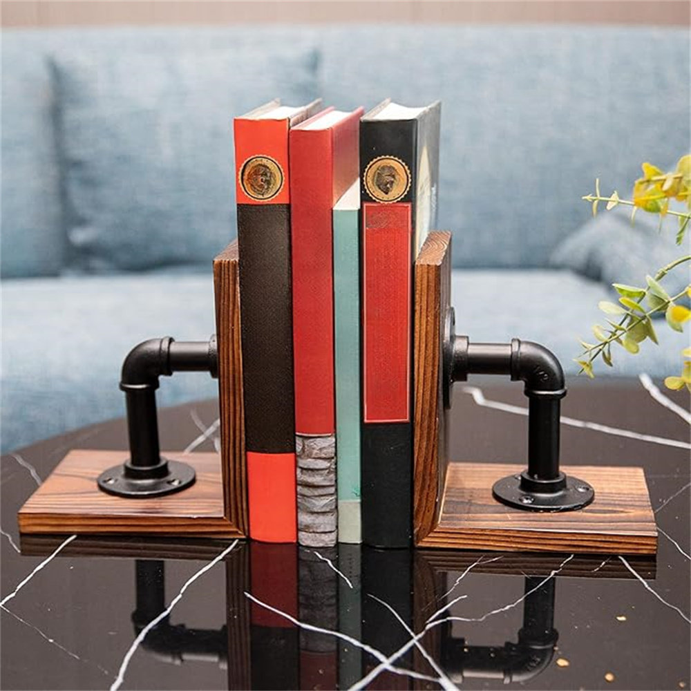 Trent Austin Design Vintage Bookends for Shelves Set of 2, Farmhouse ...