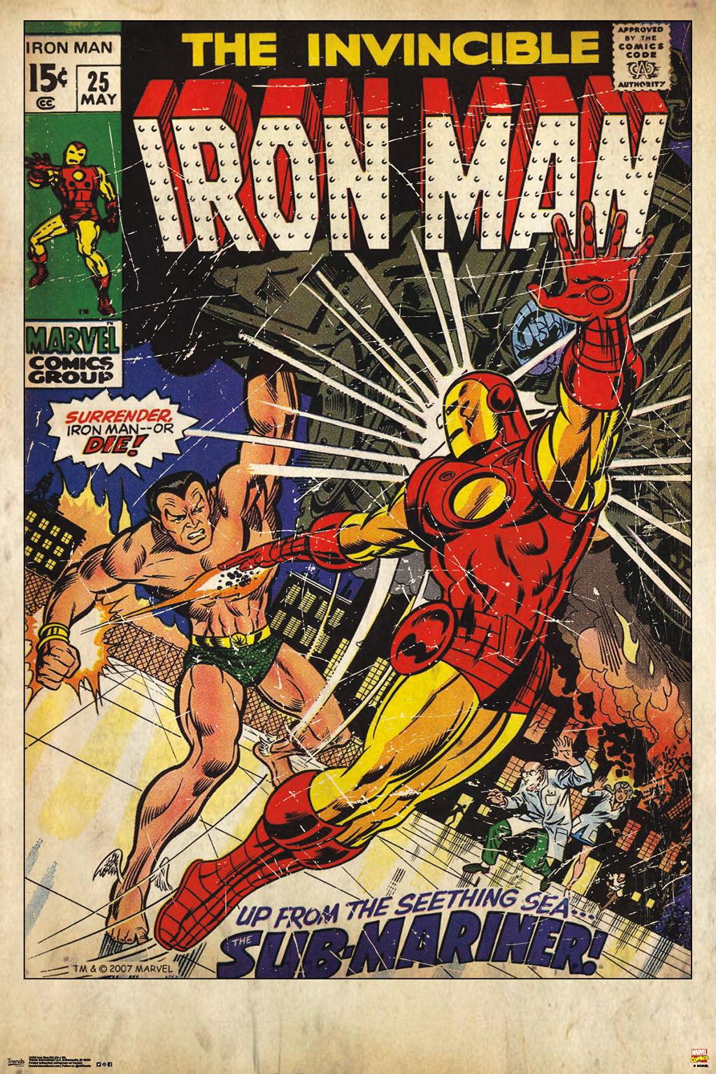 Trends International Marvel - Iron Man #25 Paper Print | Wayfair