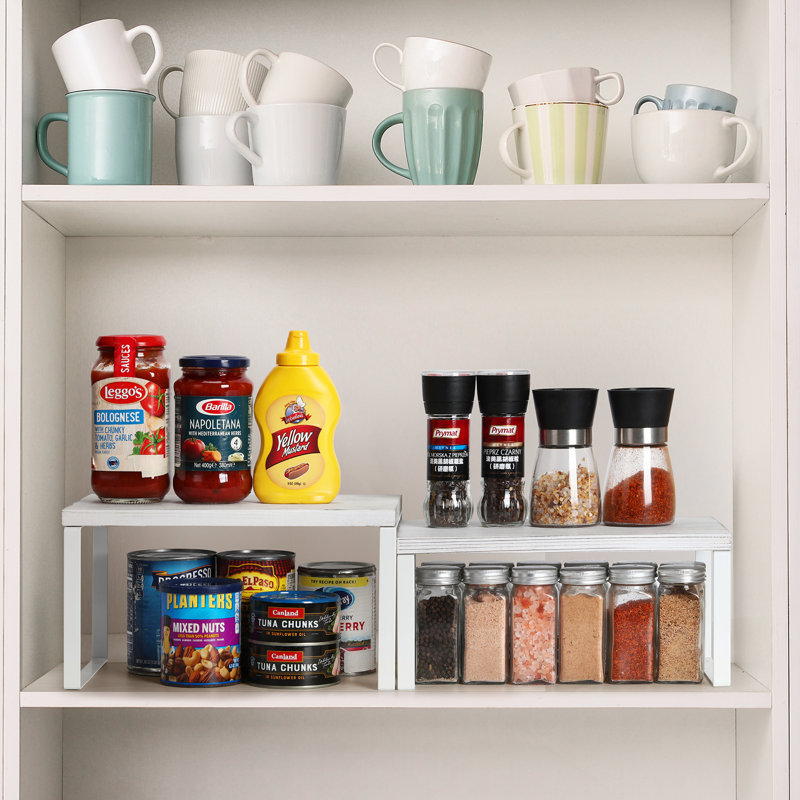 Hokku Designs Stackable Kitchen Cabinet Organizer, Set Of 4 | Wayfair