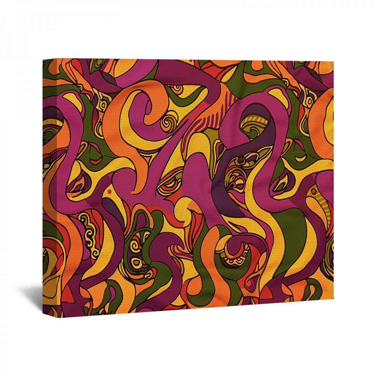 Red Barrel Studio® " Psychedelic " on Canvas | Wayfair