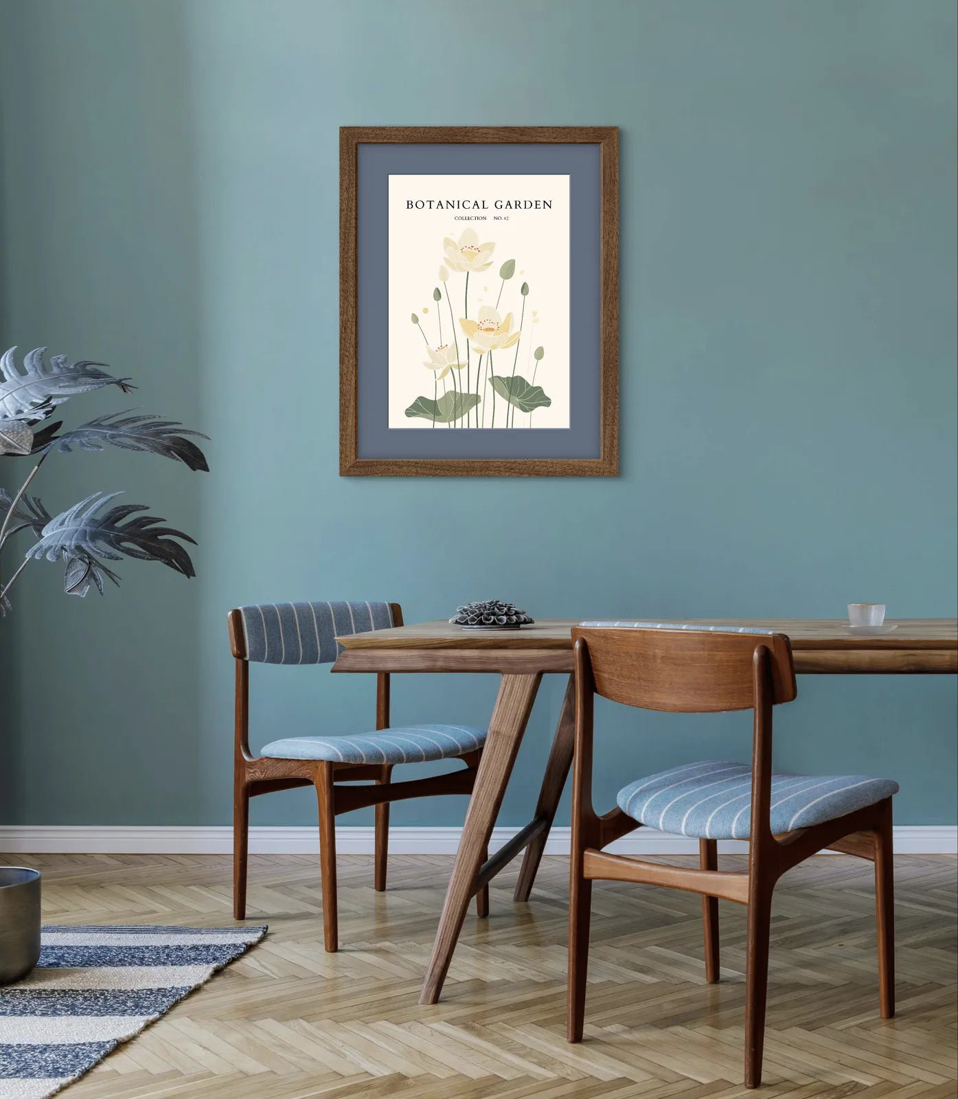 Langley Street Golden Lotus Garden Art Print – Tranquil Floral Elegance ...