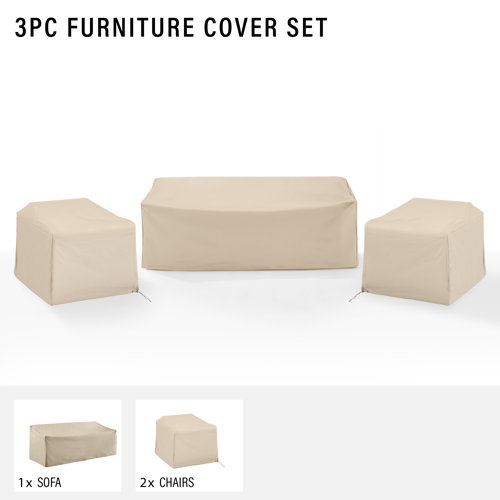 Rebrilliant Furniture Covers Outdoor Conversation Set Cover | Wayfair