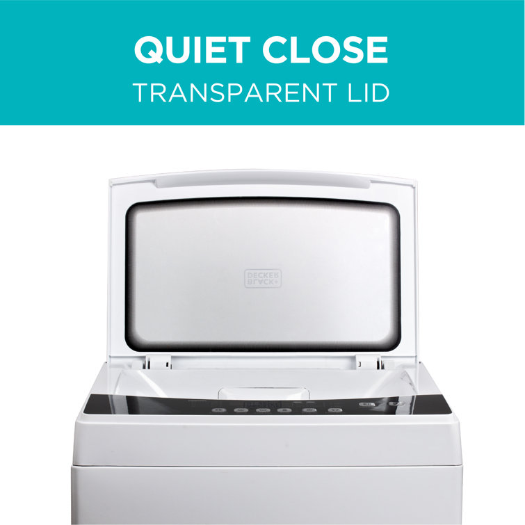 Black + Decker 1,6 cu. Laveuse portative haute efficacité en blanc ...