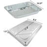 Nicole Fantini Disposable Aluminum Half Size Medium/Shallow Pans with ...