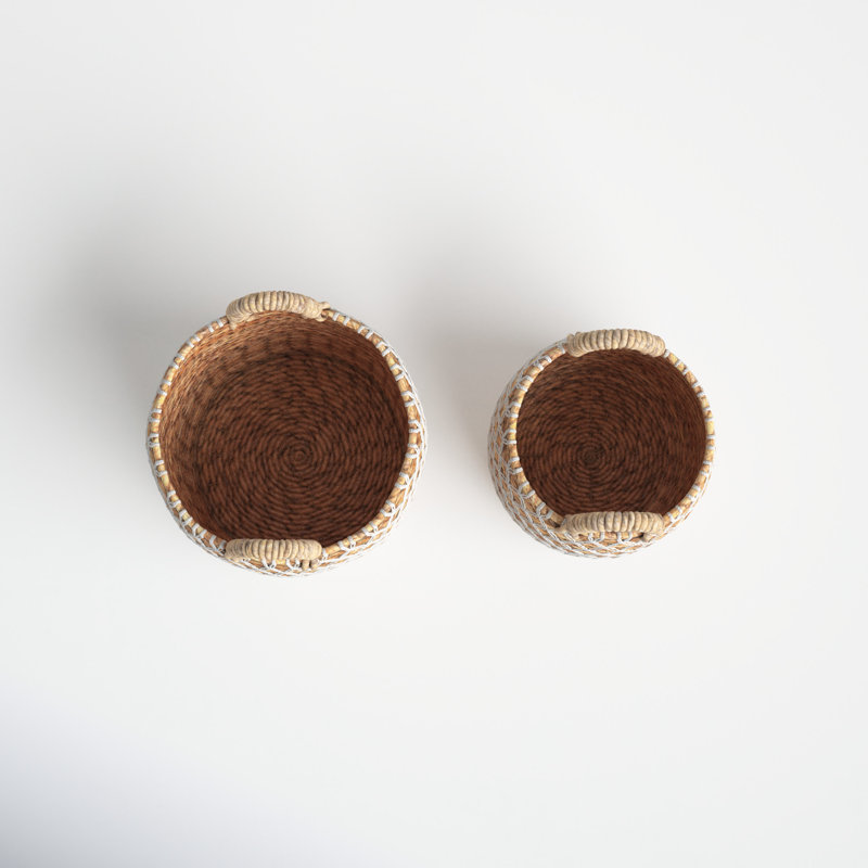 Joss & Main Banana Leaf Handmade String Detail Decorative and ...