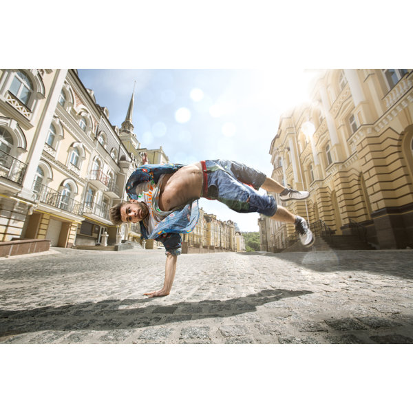 17 Stories Street Dancer by Eugene_Onischenko - Wrapped Canvas Print ...
