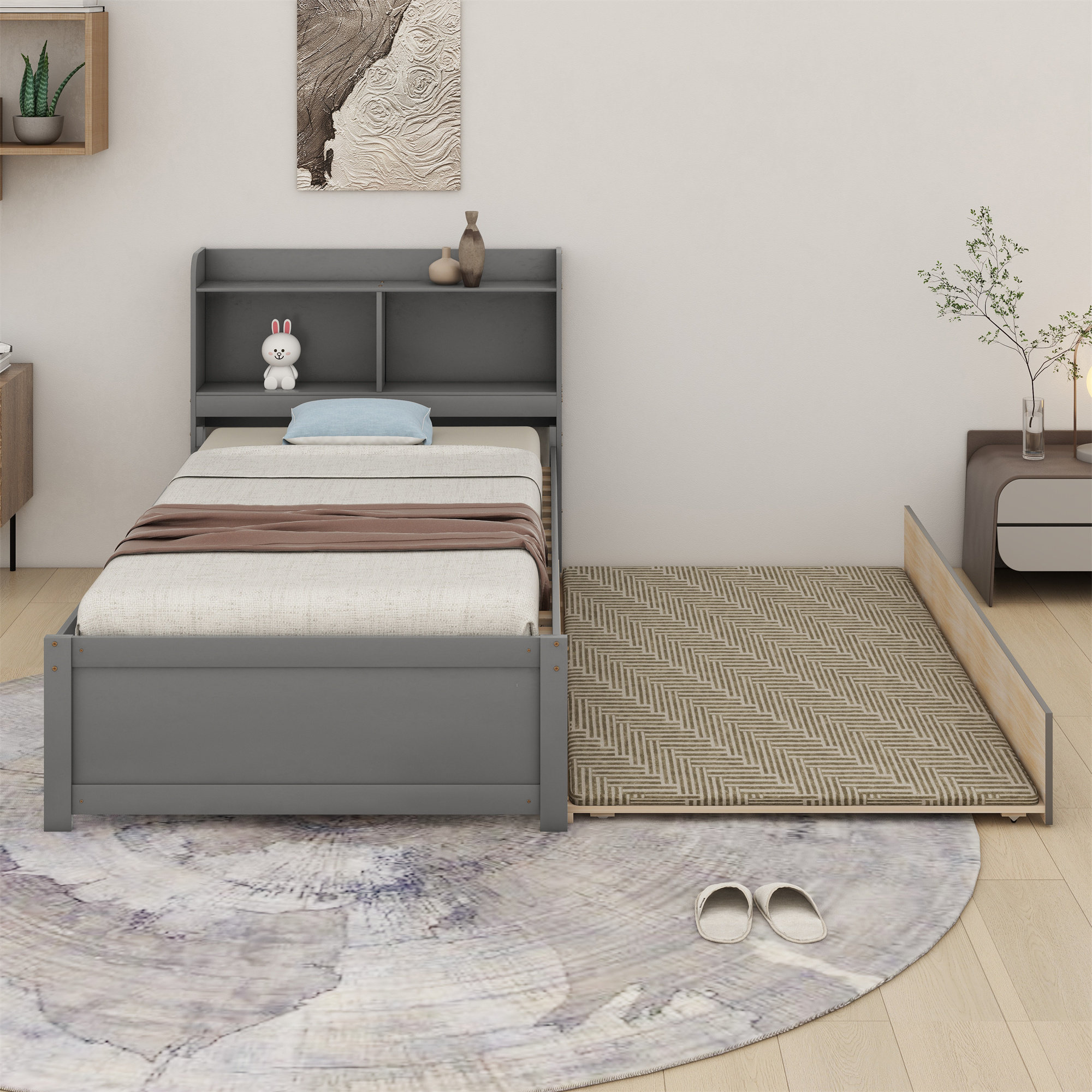 Red Barrel Studio® Tiniqua Open-Frame Storage Bed | Wayfair