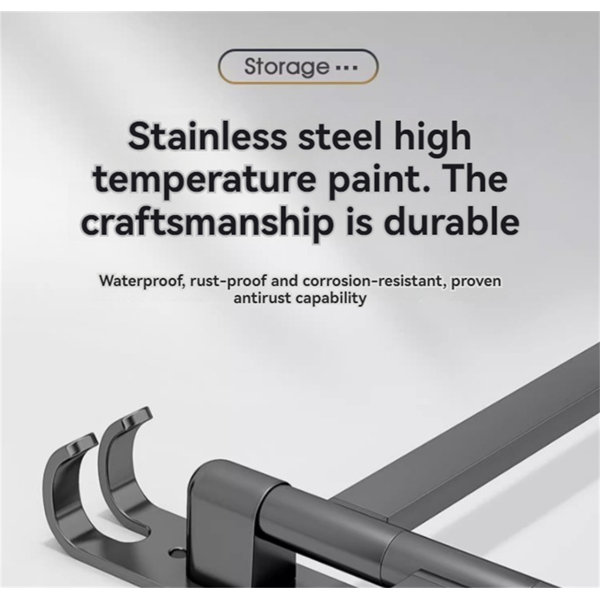 Thrones Designs Flexispace 180° Rotatable Balcony Clothes Rack | Wayfair