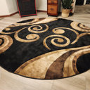 Wrought Studio Adonia Abstract Indoor Rug & Reviews | Wayfair