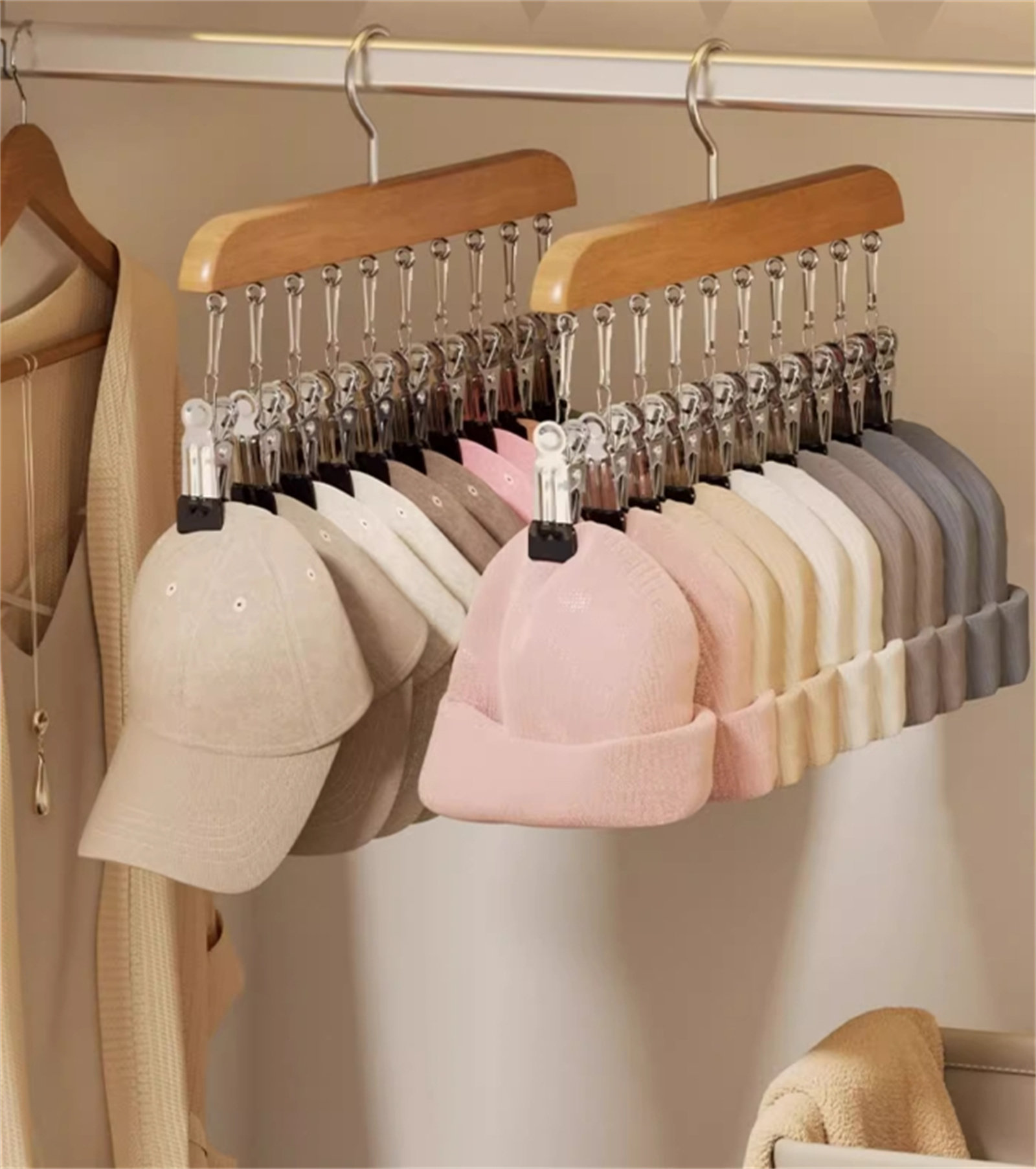 Rebrilliant Solid Wood Hat Rack - Wayfair Canada