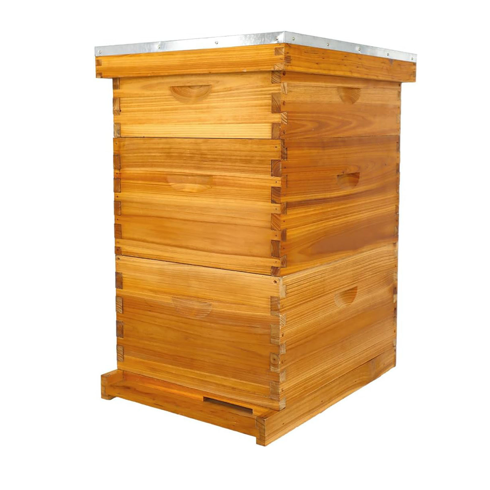 One Allium Way® 8-Frame Langstroth Beehive Dipped in 100% Beeswax, Bee ...