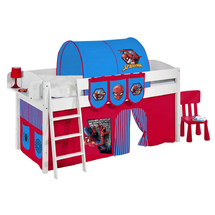 Lilokids Ida European Single Mid Sleeper Bed with Curtain | Wayfair.co.uk