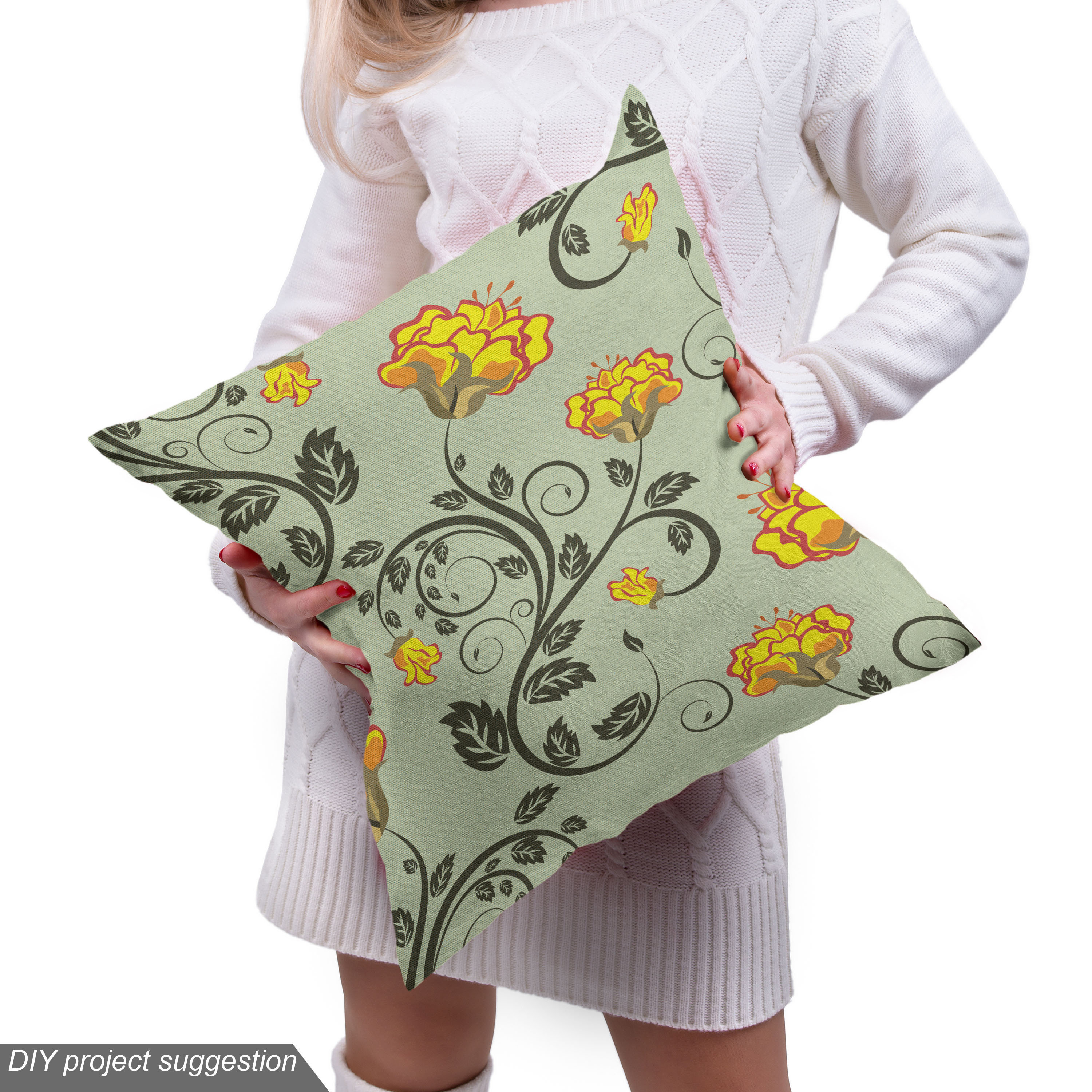 East Urban Home fab_80228_Ambesonne Victorian Fabric By The Yard ...