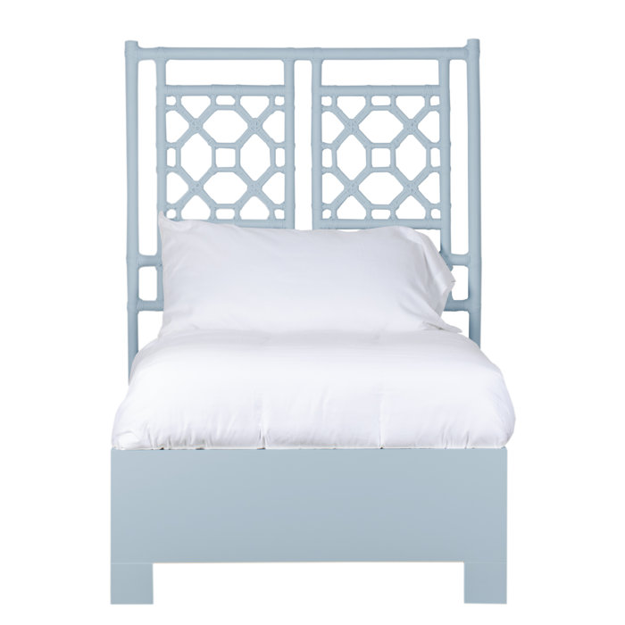 David Francis Furniture Lattice Back Standard Bed | Wayfair