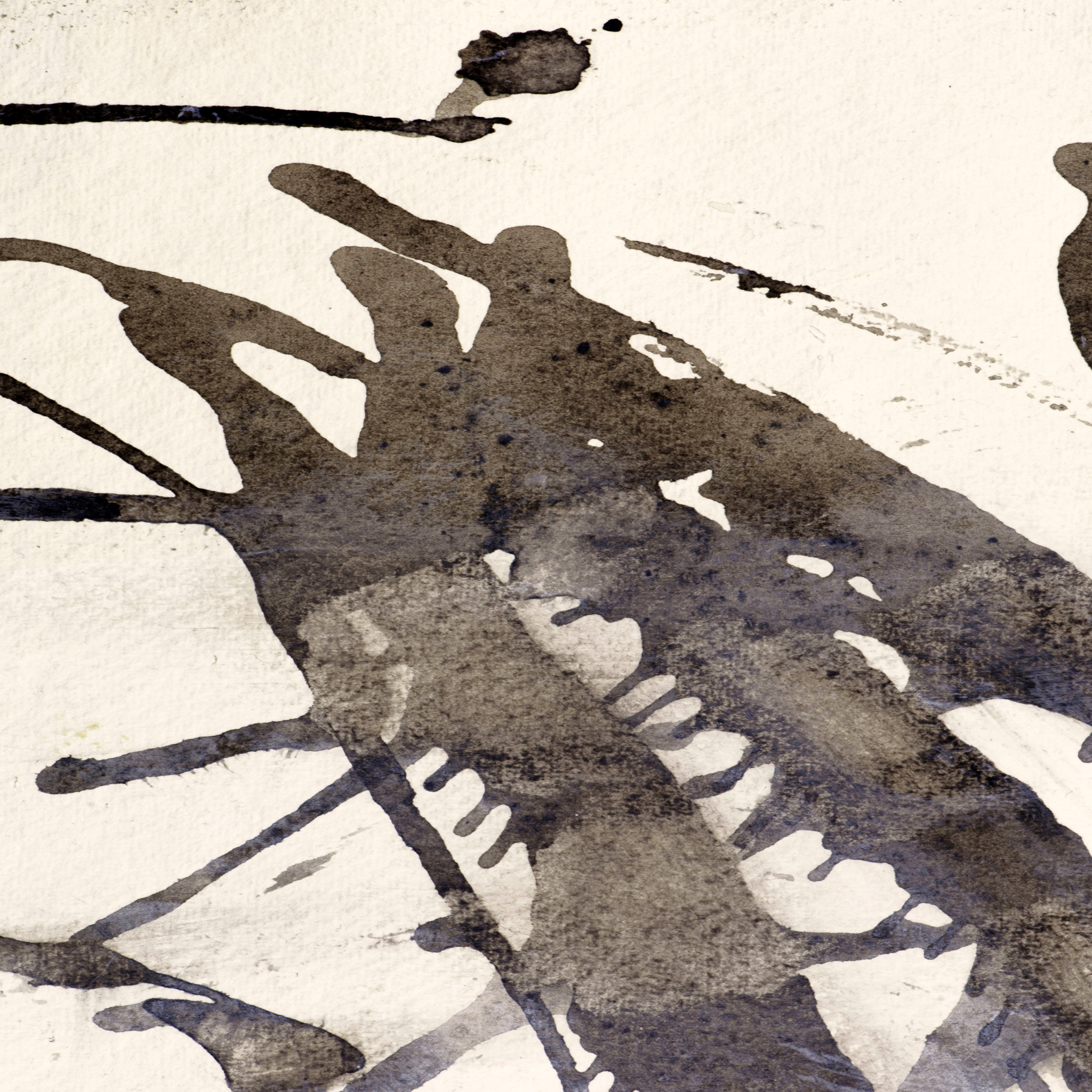 Wrought Studio Faded Ink II by Sia Aryai - Wrapped Canvas Print | Wayfair