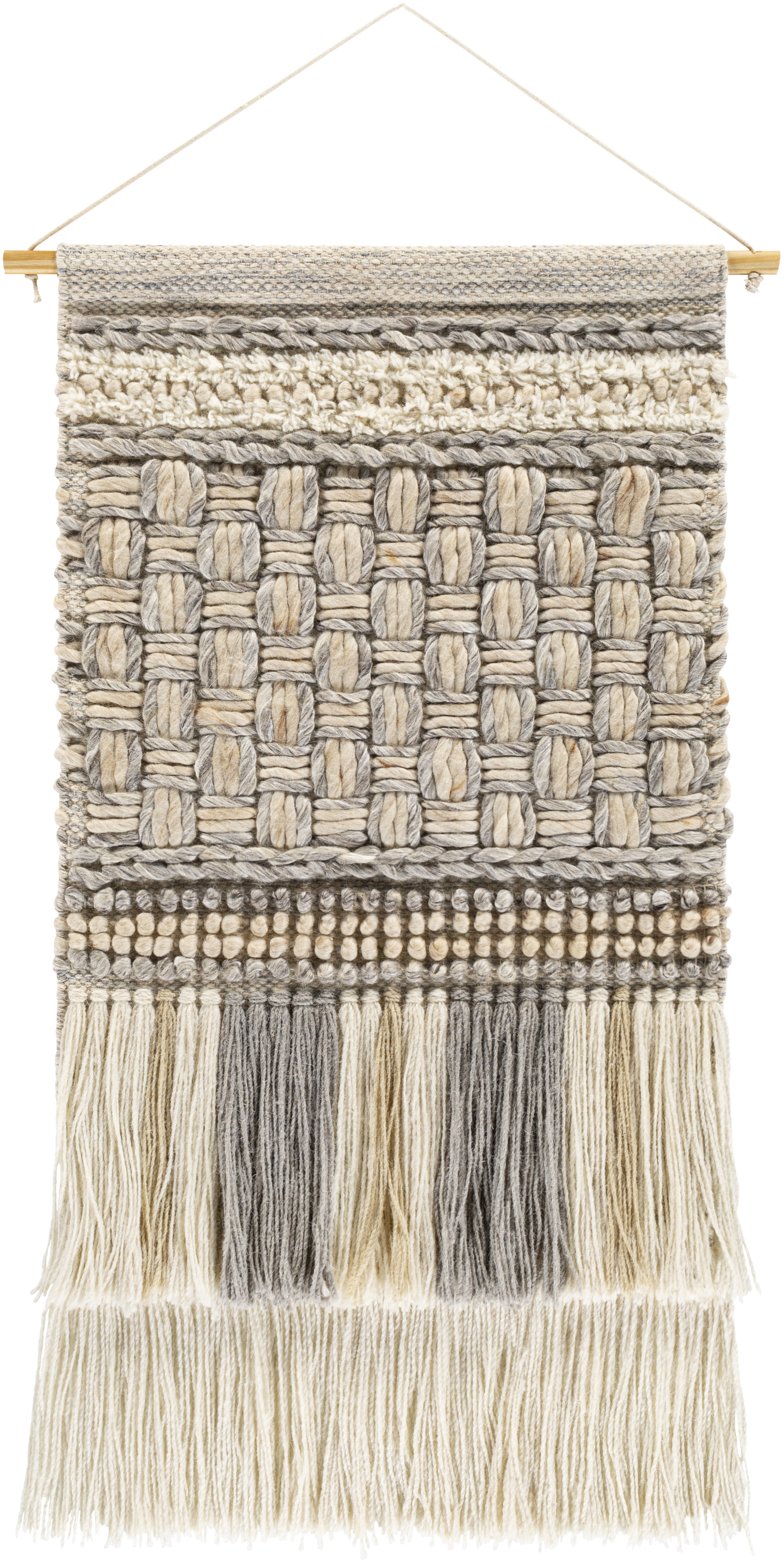 Sand & Stable™ Leigha Wool Wall Hanging with Rod Included & Reviews ...