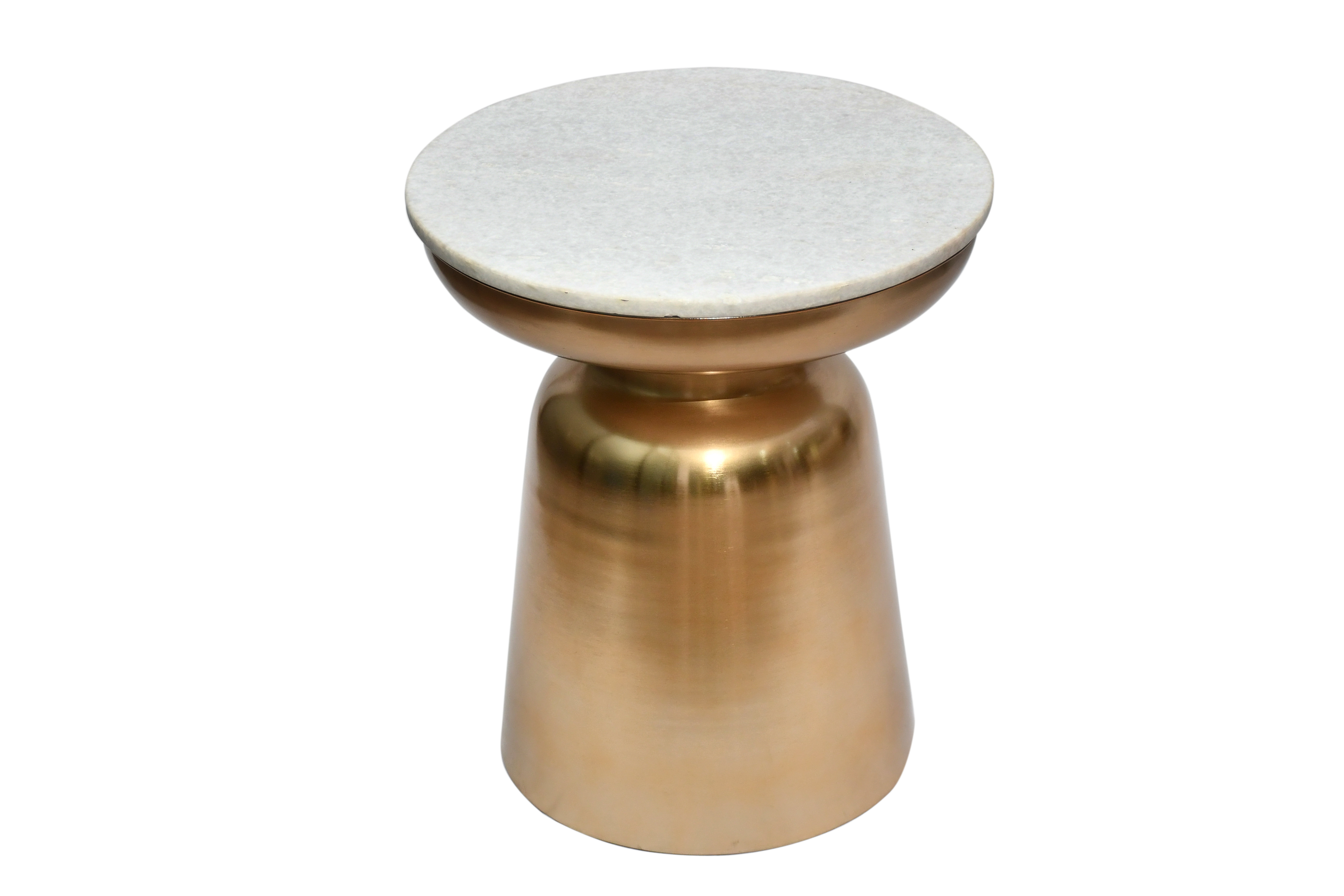 Mercer41 Our Luxe Side Table, Hand finished in a Zinc finish | Wayfair