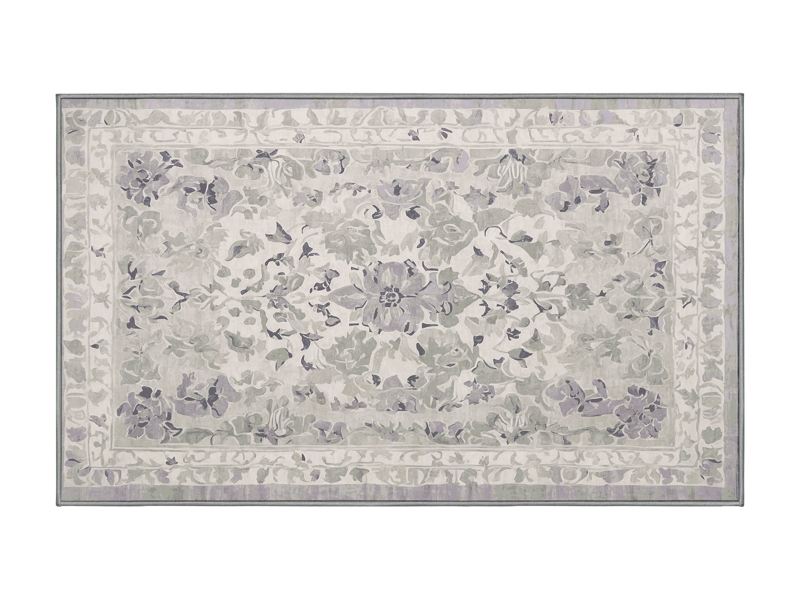 Canora Grey Machine Washable Gray Area Rug | Wayfair