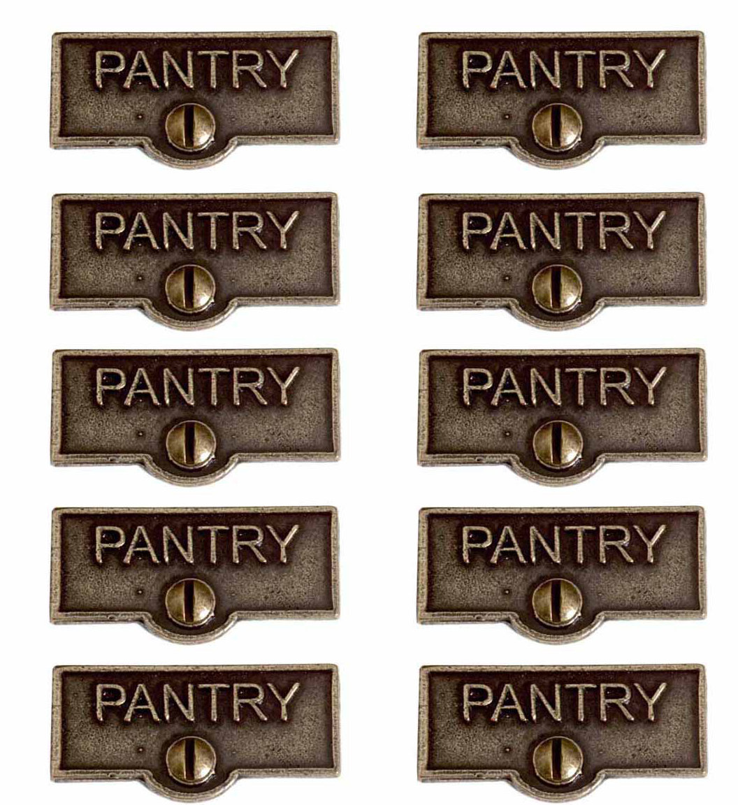 The Renovators Supply Inc. Switch Tags Pantry Name Signs 1-Gang Rocker ...