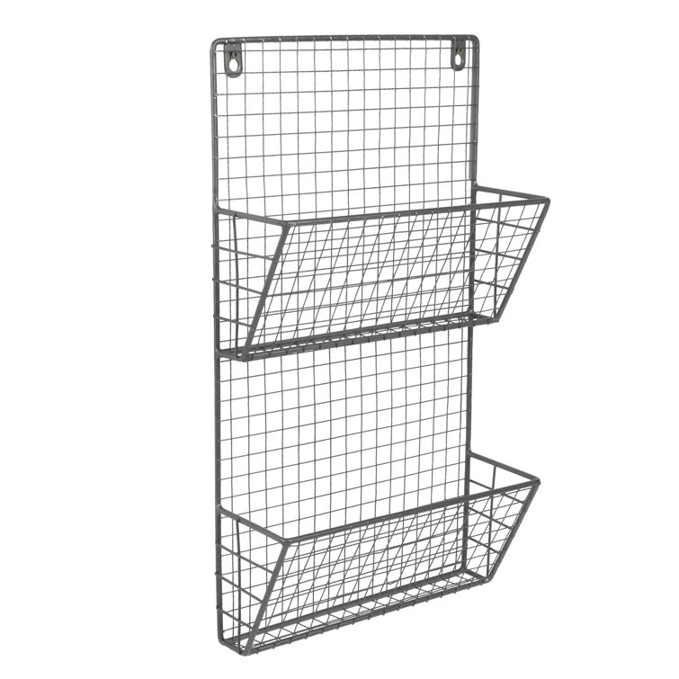 Charles Bentley Metal Free Standing Magazine Rack | Wayfair.co.uk