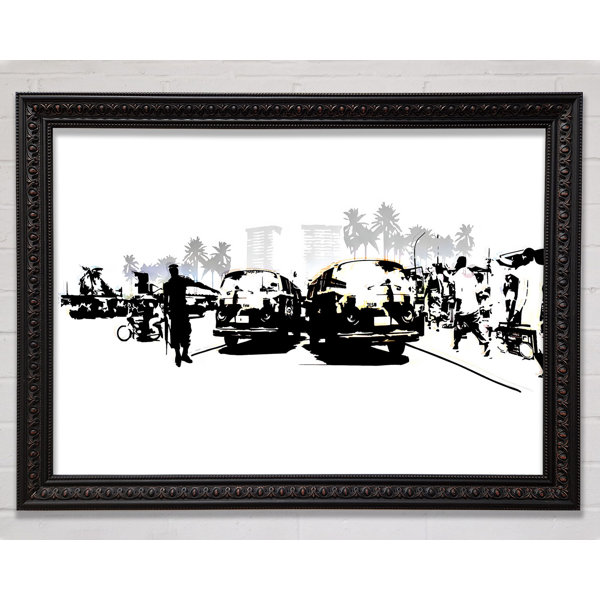 Bright Star Boy Street Racers - Single Picture Frame Print | Wayfair.co.uk