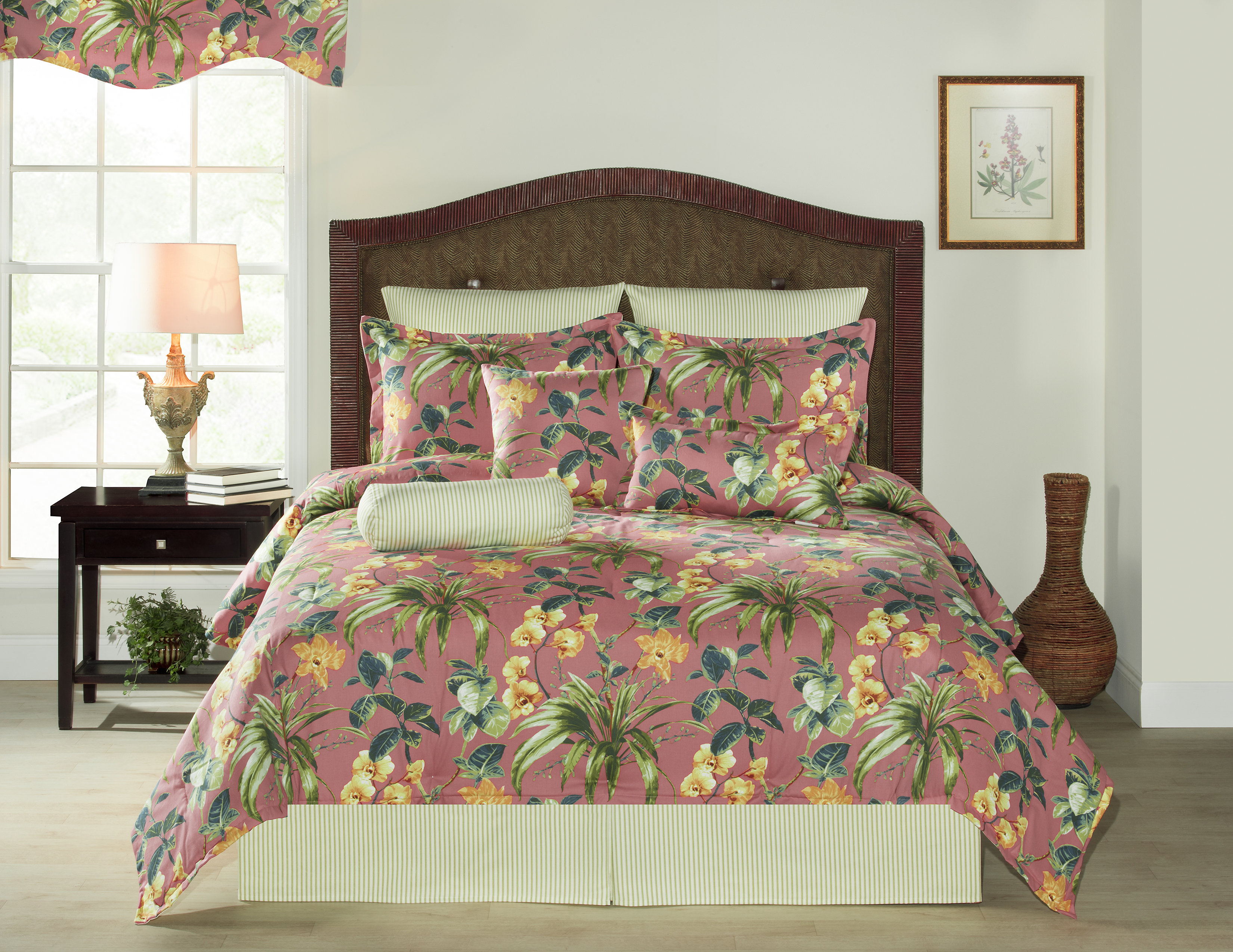 Victor Mill Toulon Clay Standard Cotton 4 Piece Comforter Set | Wayfair