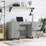 Brayden Studio 140cm W Rectangle Computer Desk with and Cabinet ...