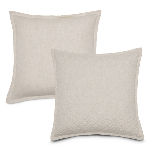 Michael Amini The Smith Feather Reversible Throw Pillow & Reviews | Wayfair