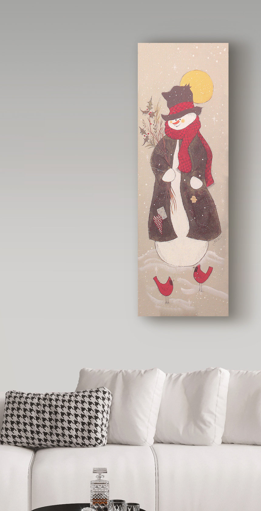 The Holiday Aisle® 'Black Jacket'Canvas Art | Wayfair
