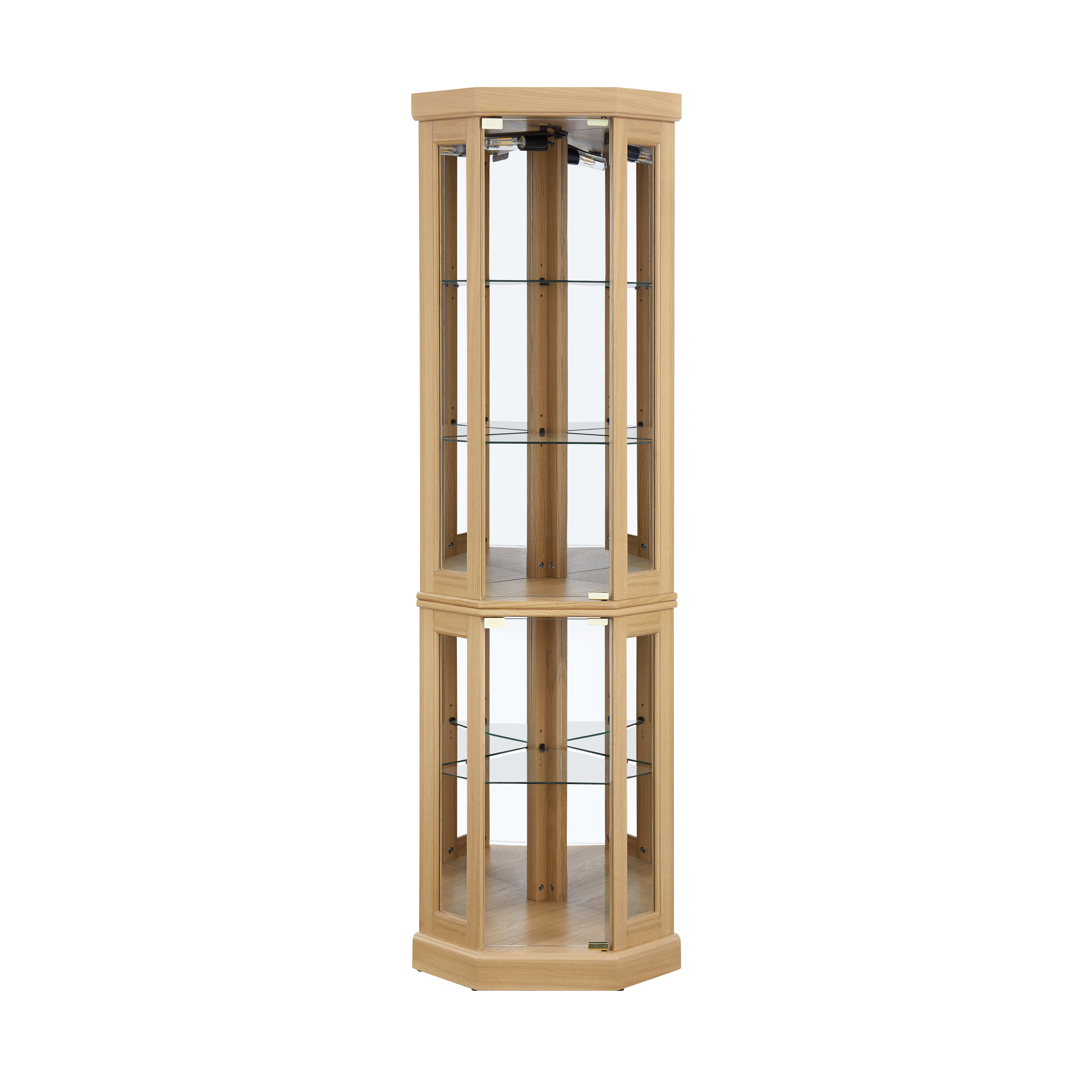Latitude Run® Vitrine d'angle vitrée d'angle pour vitrine de coin ...
