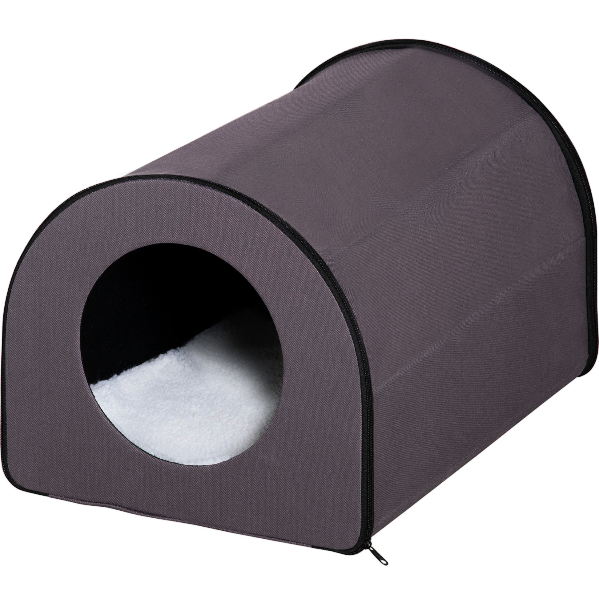 Ebern Designs Waterproof Cat Cabin , Heated & Comfortable, For , Brown ...