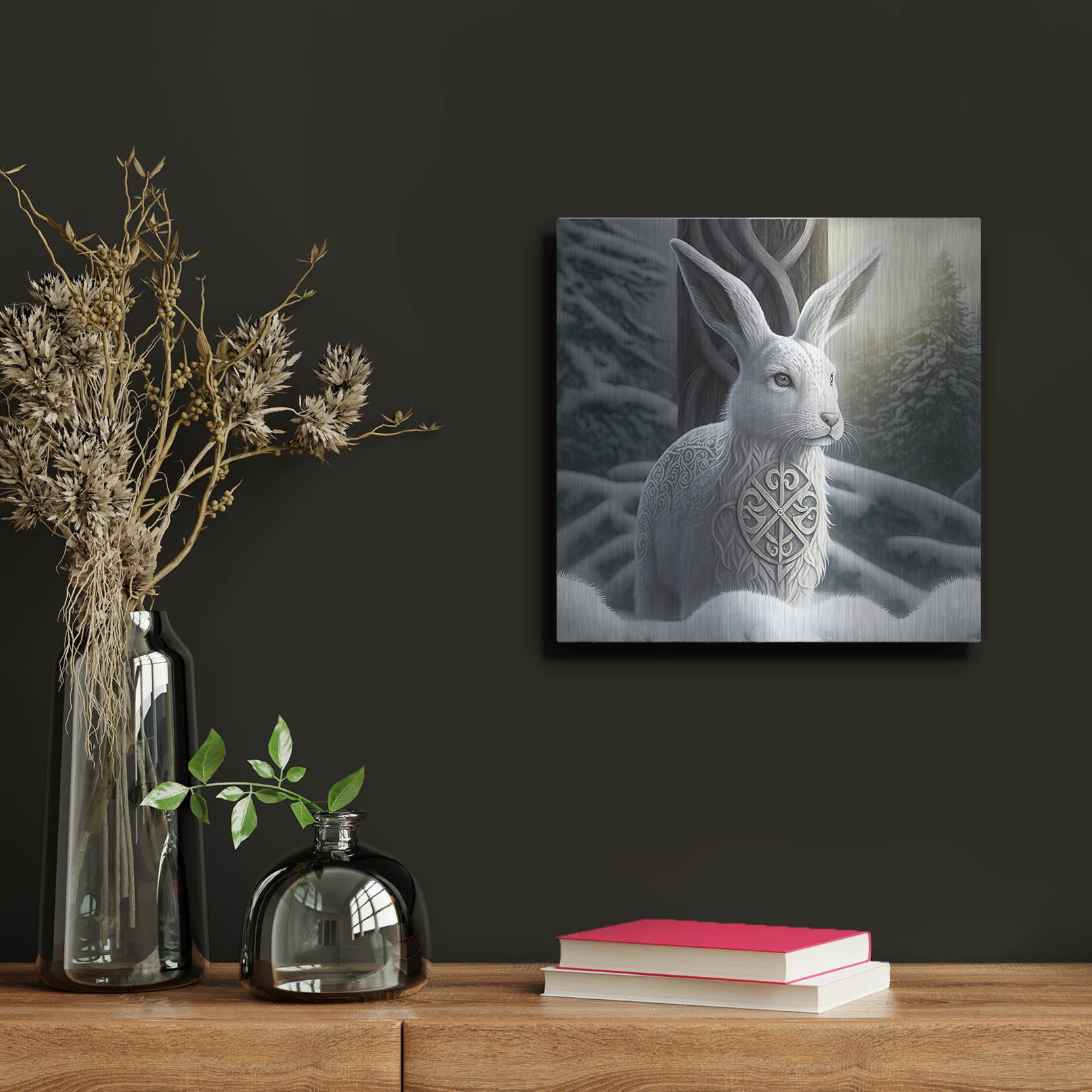 Millwood Pines " White Celtic Hare Spirit Animal " by The Golden Valley ...