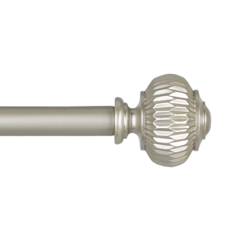 Lauren Ralph Lauren Cayson 1" Window Curtain Rod and Finial Set ...