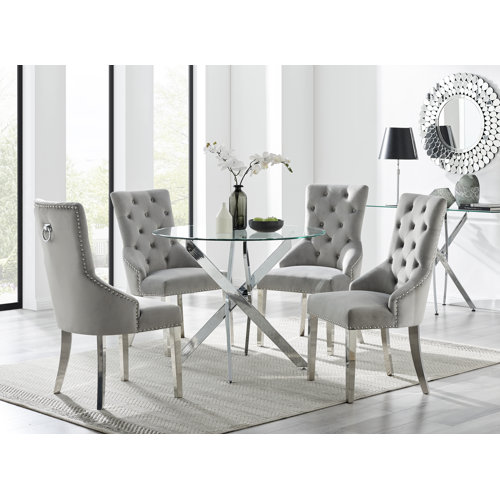 George Oliver Robinson Dining Set with 4 Chairs | Wayfair.co.uk