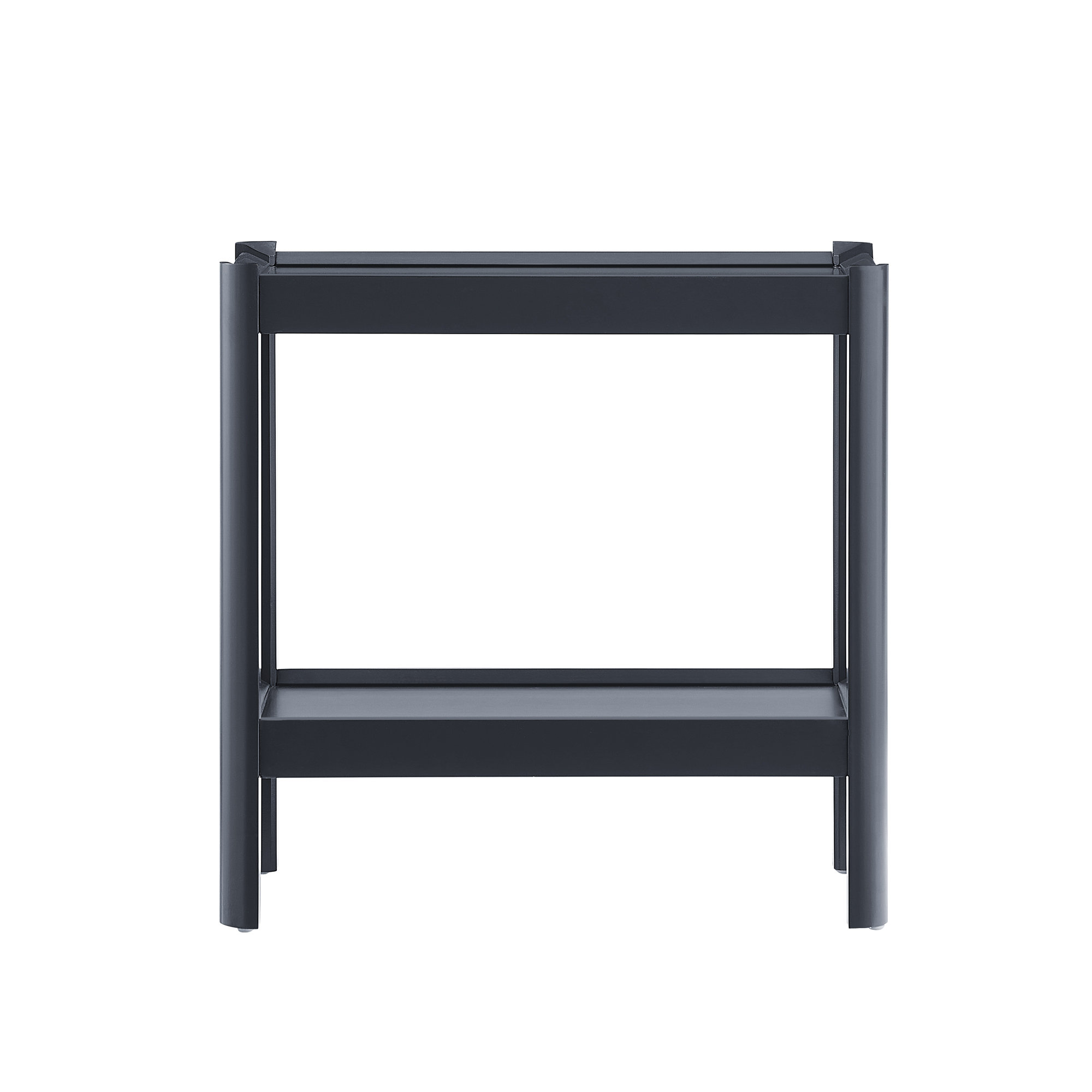 Ivy Bronx Modern Yonda Matte Black Nightstand | Wayfair