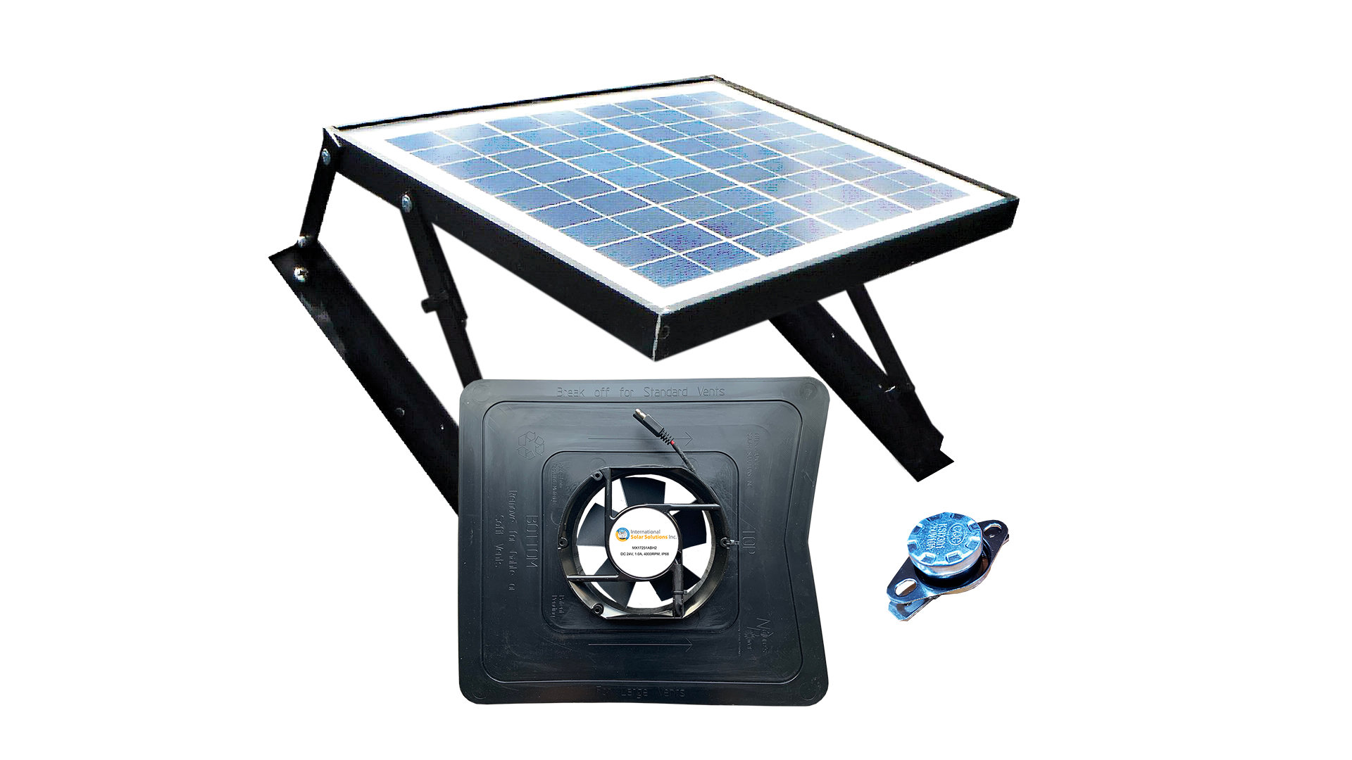 iSOLAR Solar Powered Attic Fan - Wayfair Canada