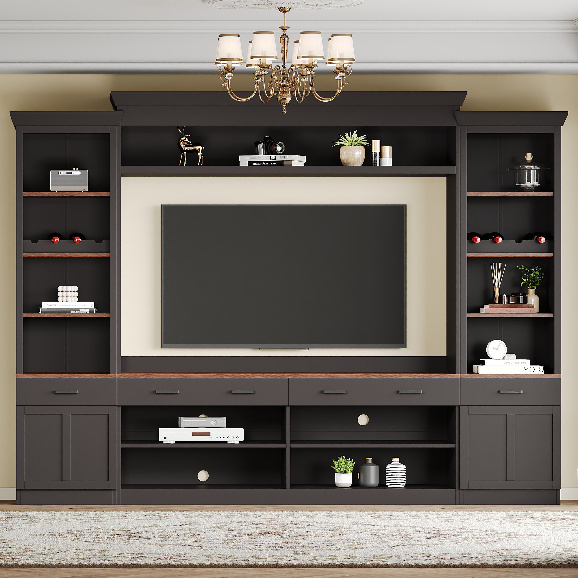 Red Barrel Studio® Entertainment Center For Tvs Up To 70" | Wayfair