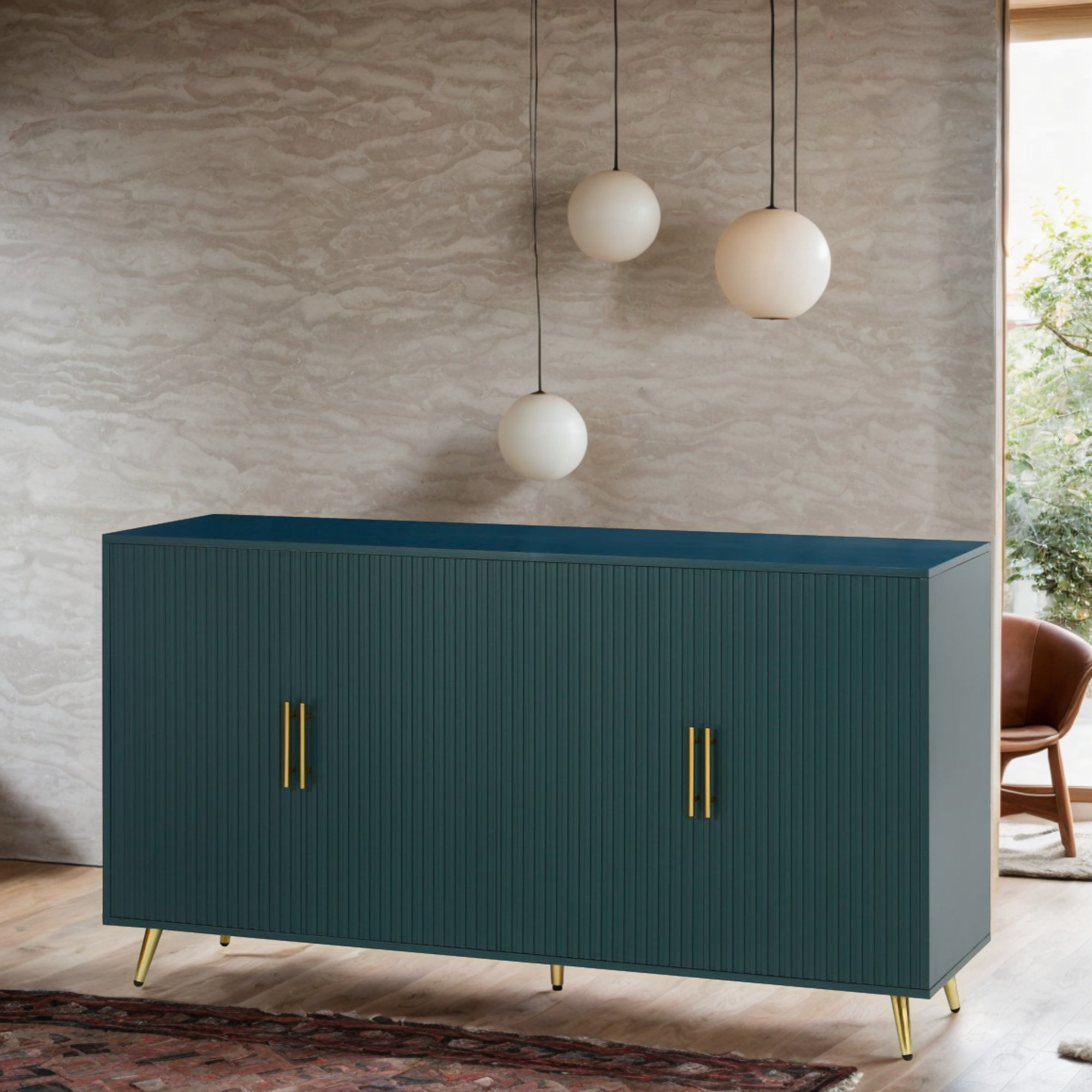 Mercer41 Verneri 60" Wide Sideboard | Wayfair