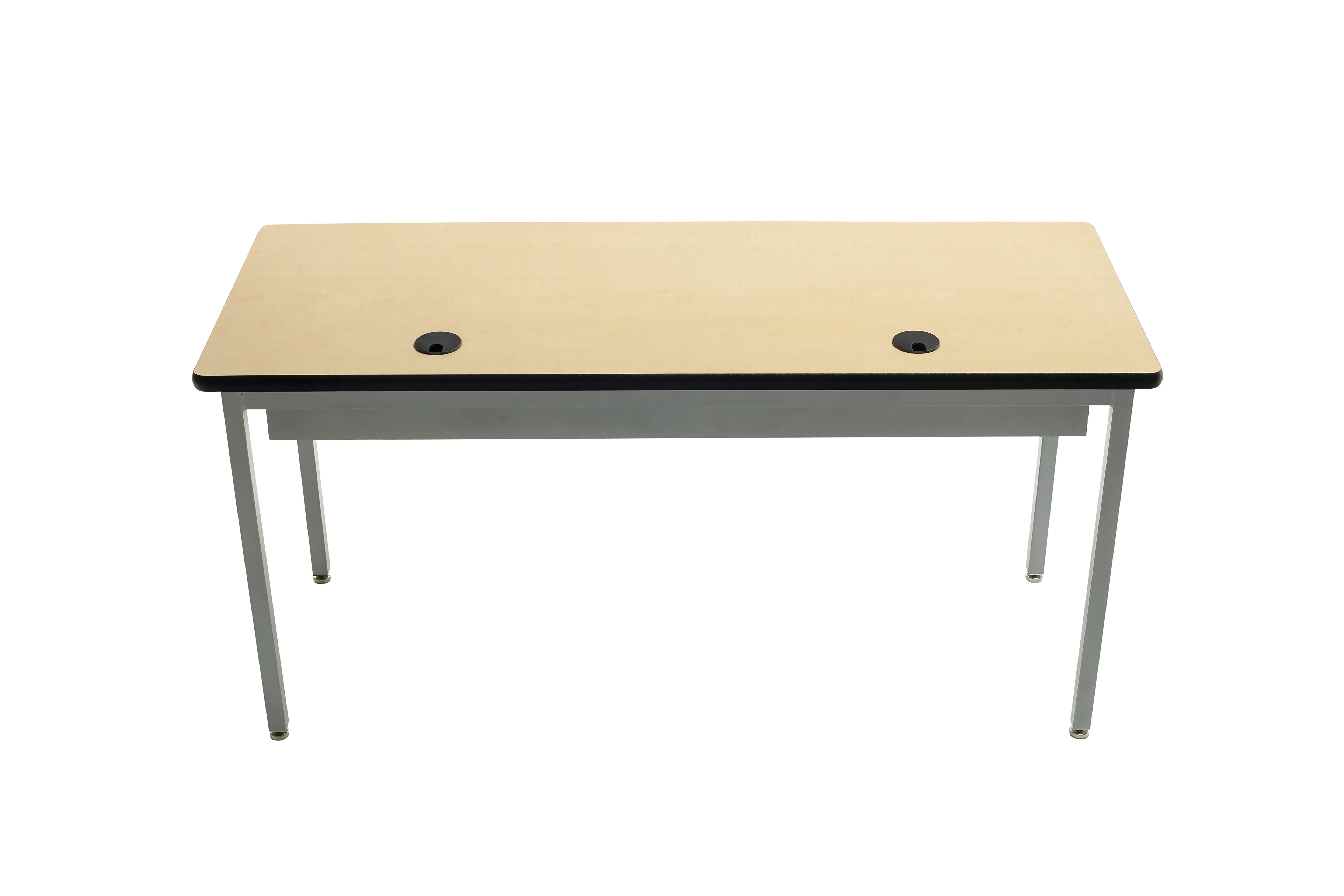 AmTab Manufacturing Corporation Training Table with Cable Management ...