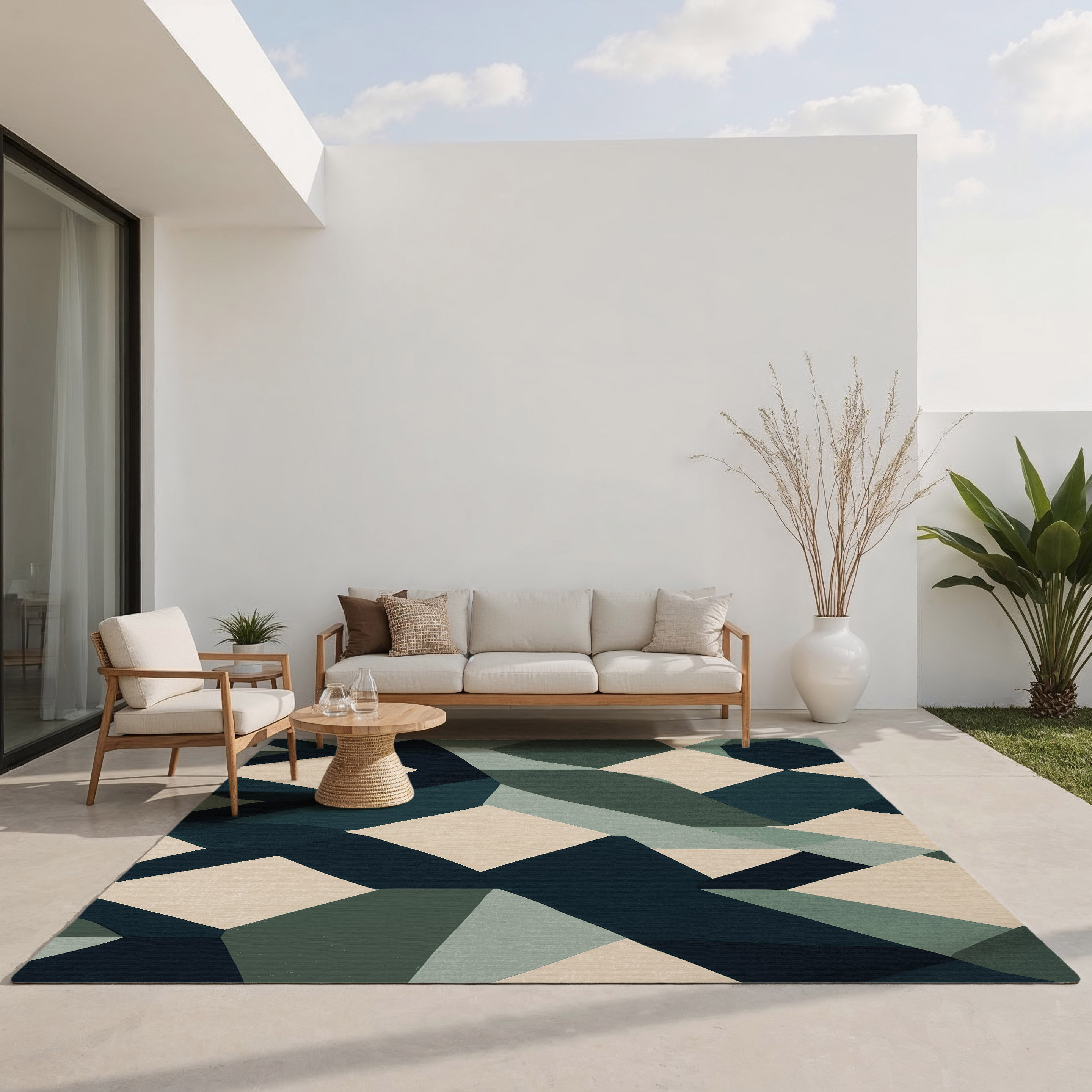 Wrought Studio Nebula Arch Indoor And Outdoor Area Rug - Wayfair Canada