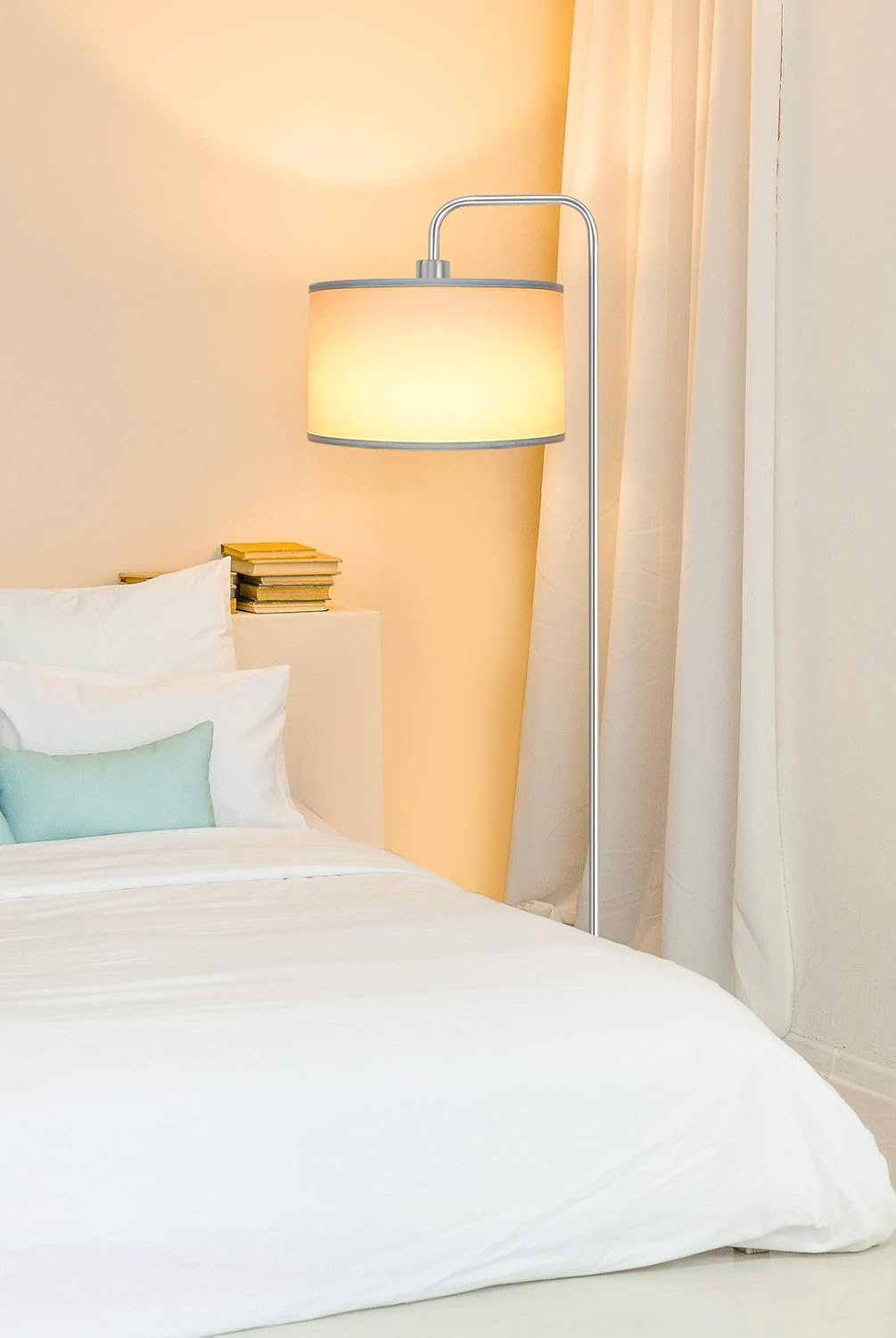 Ivy Bronx 3 Colour Temperature Floor Lamp with Foot Switch Modern ...
