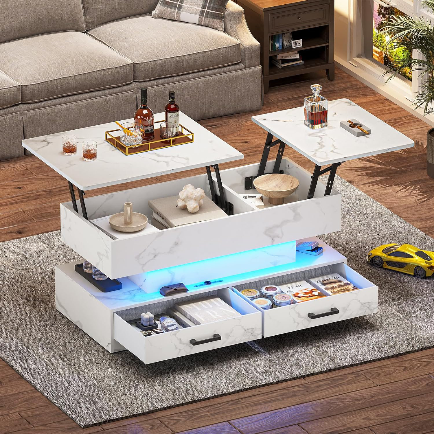 Wrought Studio Kalisa Coffee Table 40" Lift Top Coffee Table & Reviews ...