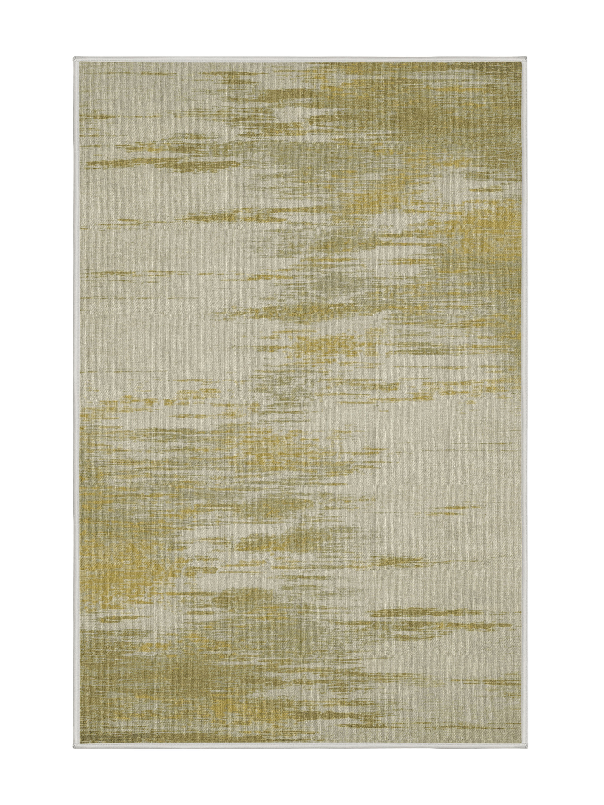 Hokku Designs Machine Washable Abstract Beige Area Rug | Wayfair